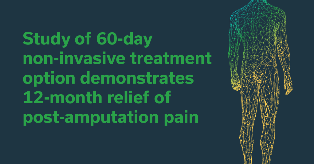 Study demonstrates 12-month relief of post-amputation pain following ...