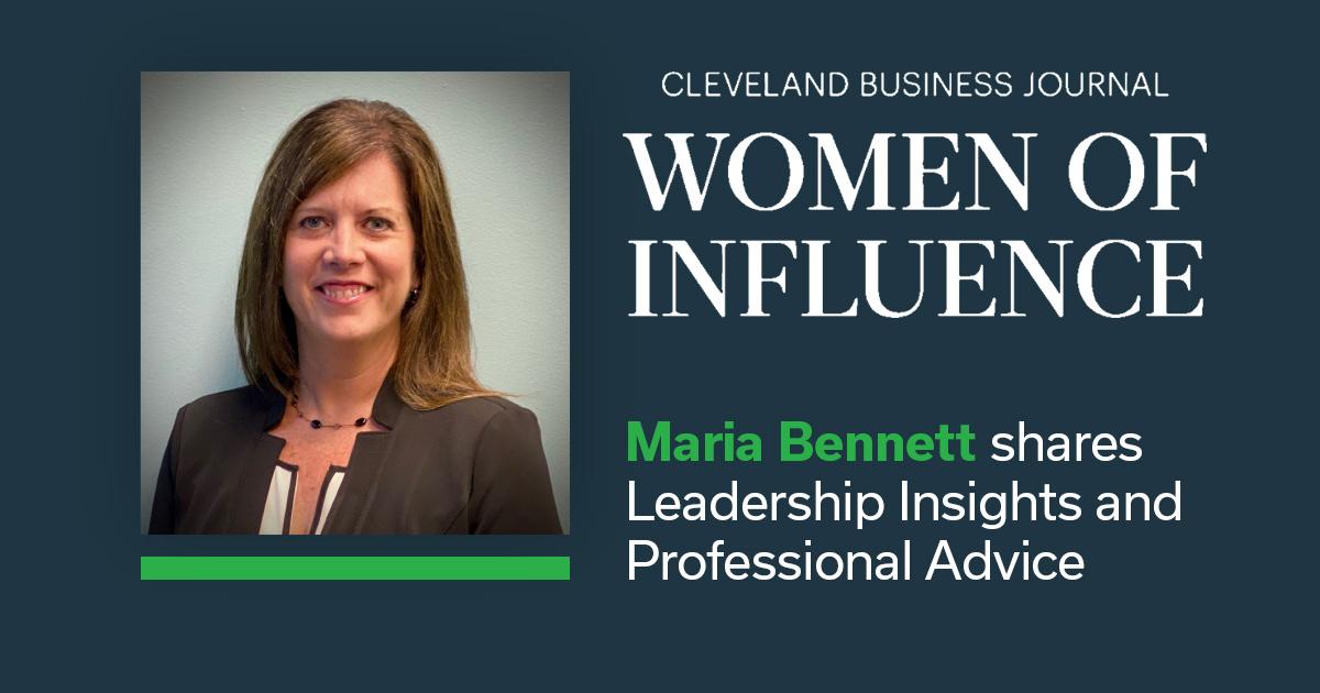 Maria Bennett, President, CEO, and Founder, highlighted as Woman of ...